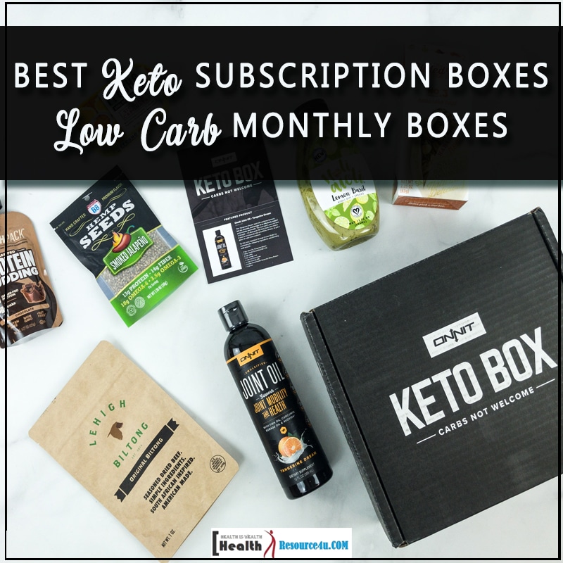 Best Keto Subscription Boxes - Low Carb Monthly Boxes